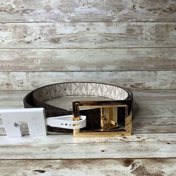 Michael Kors | Accessories | Michael Kors Logo Monogram Mk Reversible ...